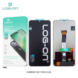 LOG-ON LCD UNTUK XIAOMI REDMI 10C / POCO C40 FULLSET TOUCHSCREEN GARAN ...